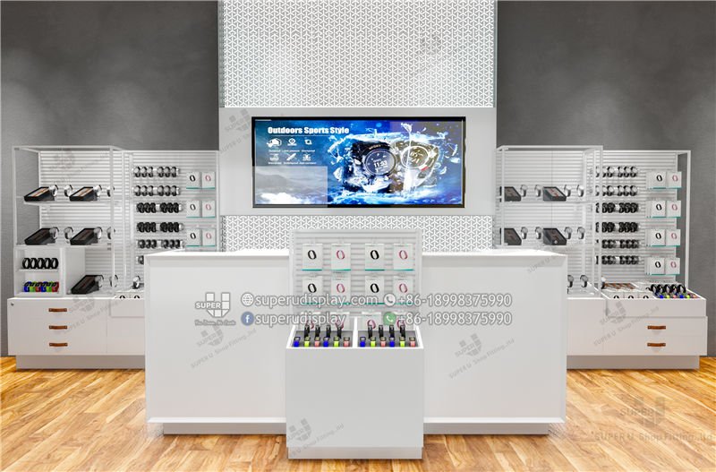 Custom Electronics Store Mobile Phone Shop Counter & Cashier for Retail ...