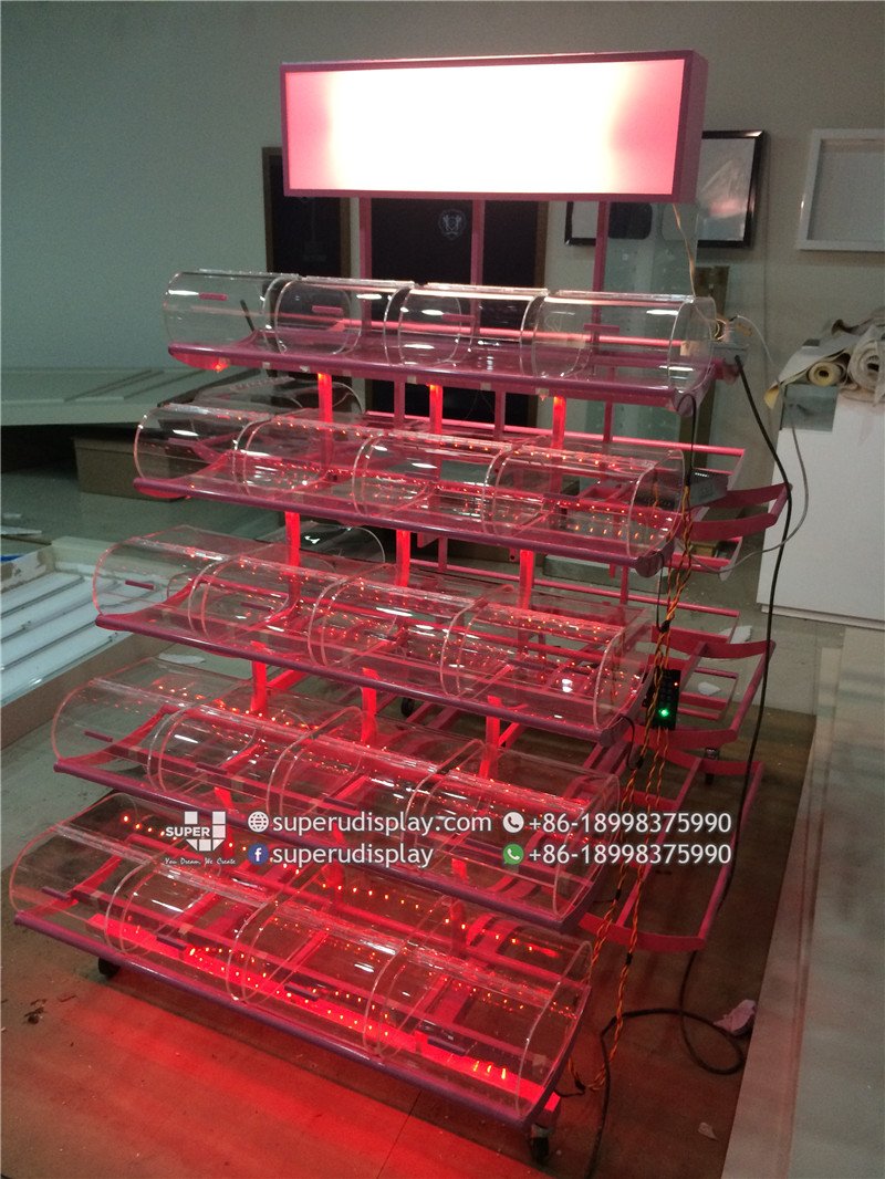 Custom Mobile Retail Shop Candy Display Rack for Retail Shop, Store ...