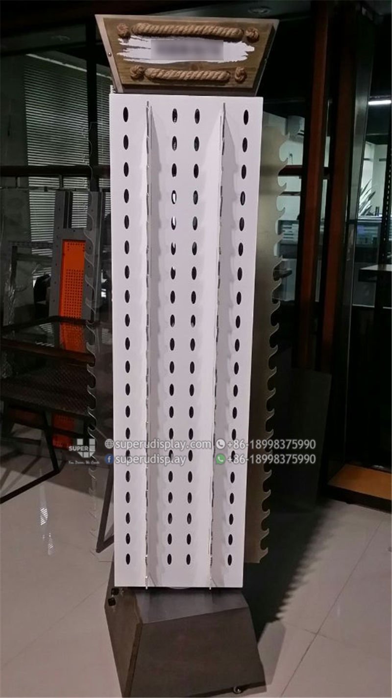Custom Rotating Floor Sunglasses Display Stand Holder Rack with Mirrors ...