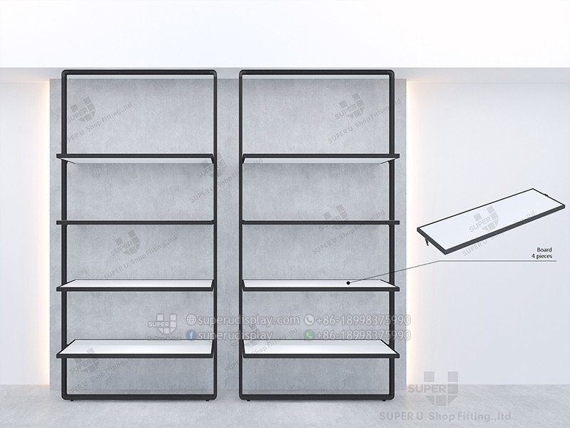 Custom Fashion Modular Wall Mount Metal Retail Handbag Display Unit ...
