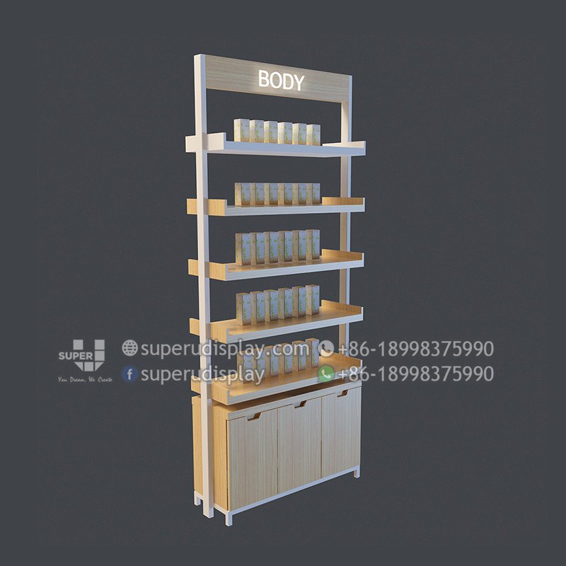 Custom Retail Wall Shelving Racks for Make up/Cosmetics/Beauty Product ...