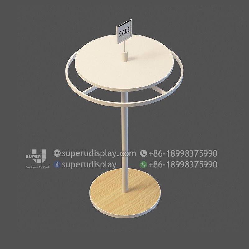 Custom Rotating Round Hanging Garment Rack for Retail Shop, Store ...