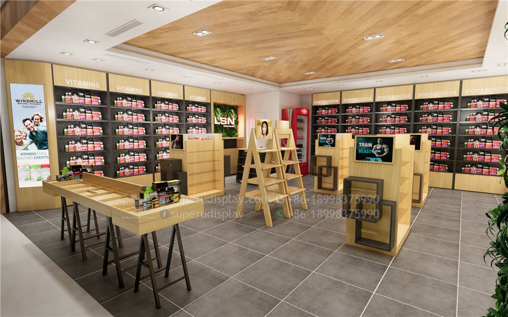 Natural Health Store Interior Design