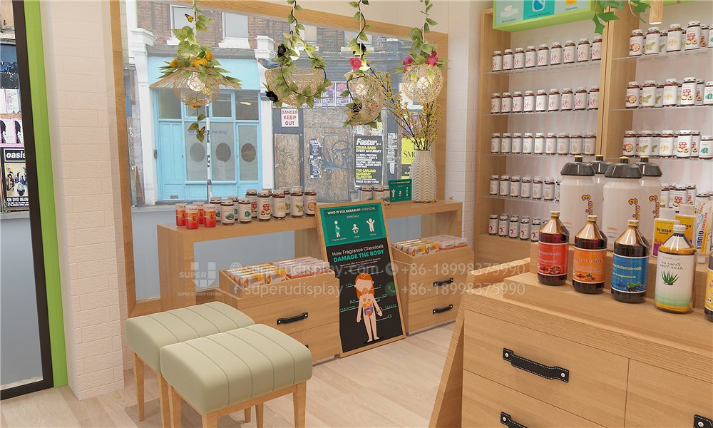 Natural Health Store Interior Design