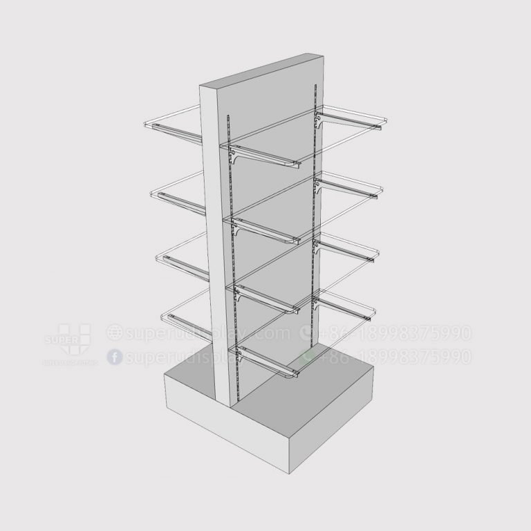 Custom Modern Wall Stand Modular Boutique Clothing Display Racks for ...