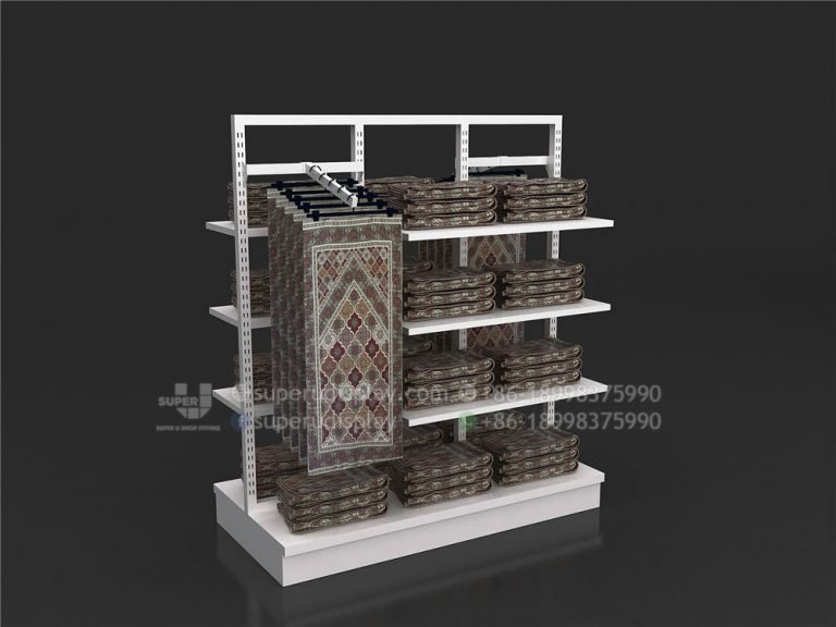 Custom Commercial Floor Stand Rug Carpet Sample Display Rack Stand ...