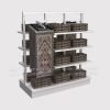 Custom Commercial Floor Stand Rug Carpet Sample Display Rack Stand ...