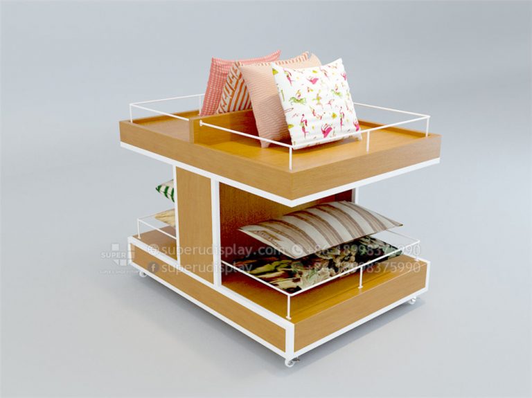 Custom Commercial Retail Pillow Display Stand Gondola Manufacturer Supplier