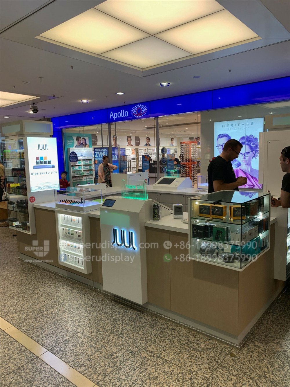 E-Cigarette Vaping Shop Kiosk Design & Manufacturing Project