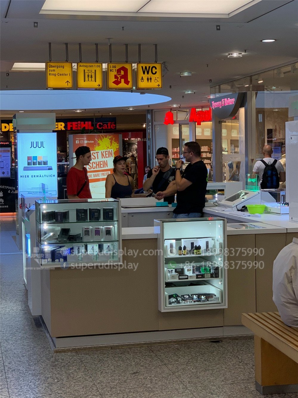 E-Cigarette Vaping Shop Kiosk Design & Manufacturing Project