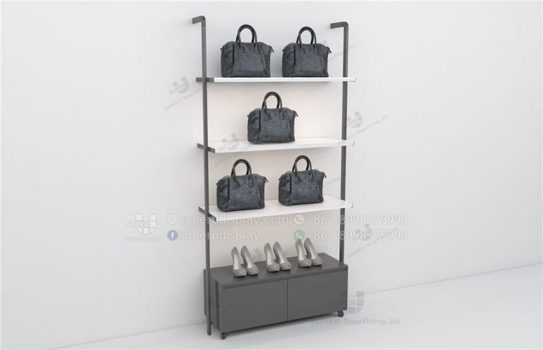 Custom Fashion Wall Mounted Modular Metal Retail Purse Display Rack ...