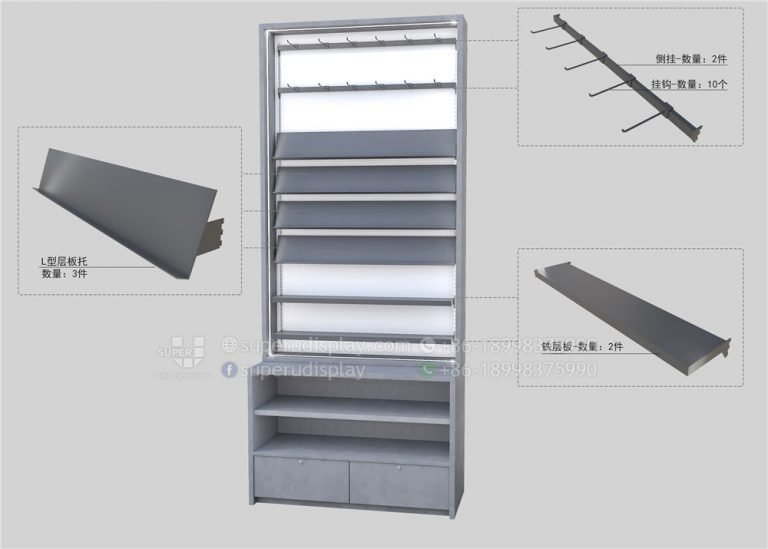 Custom Floor Standing Wall Cell Phone Case Display Rack Manufacturer ...