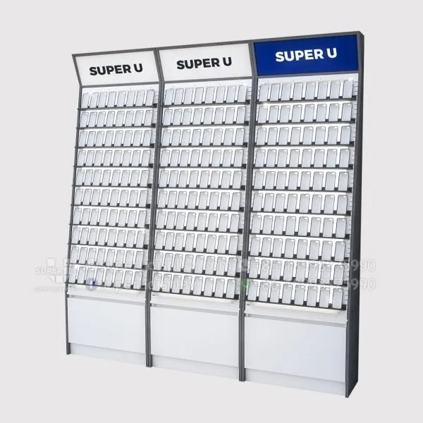 Custom Floor Standing Wall Mount Cell Phone Case Display Rack with ...