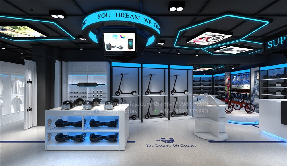 GR Phones Mobile Shop Interior Design