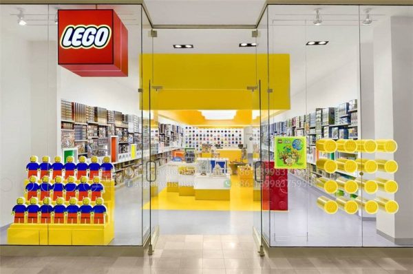 Lego Retail Video Game Store Display Case Manufacturing