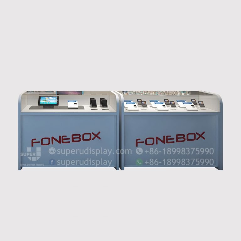 Custom Mobile Phone Display Counter for Mobile Shop Manufacturer Supplier