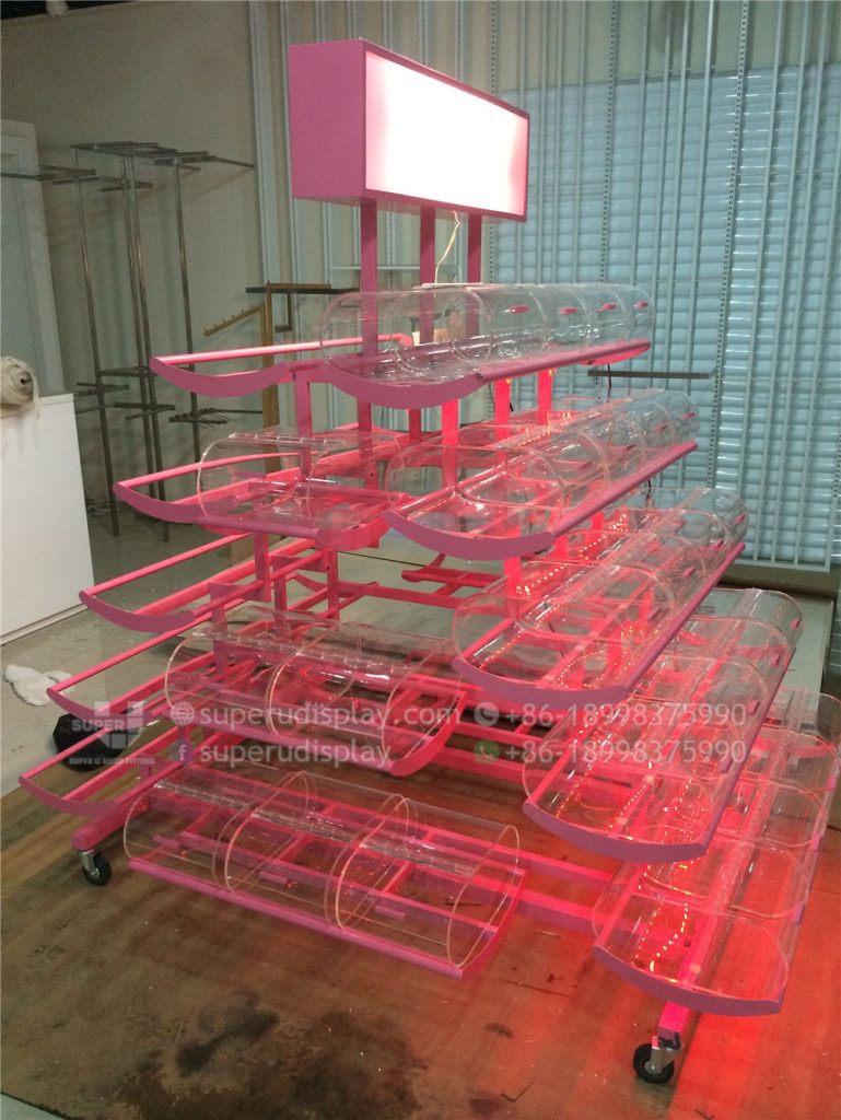 Custom Mobile Retail Shop Candy Display Rack Manufacturer Supplier