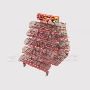 Custom Candy Store Display Case with Storage & Trays Manufacturer Supplier