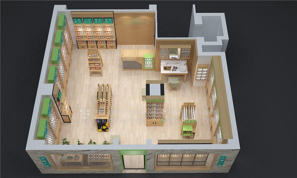 Natural Health Store Interior Design