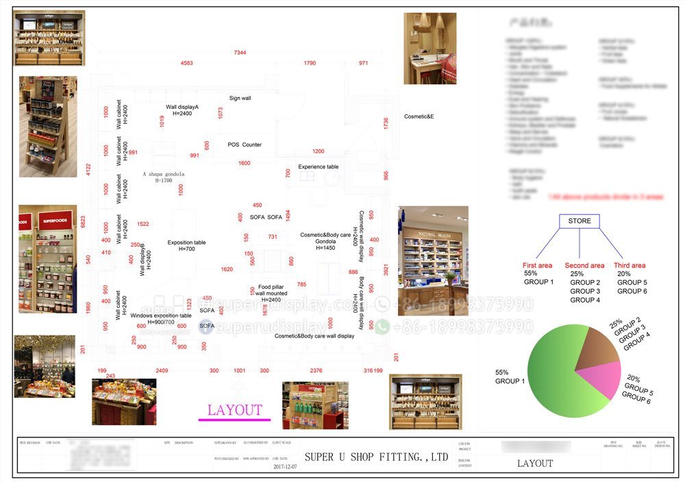 Natural Health Store Interior Design