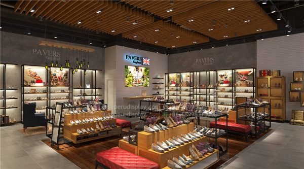 Native POS Retail Shoe Store Fixtures Manufacturing