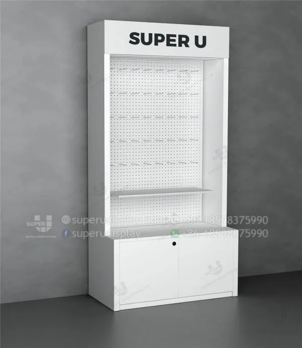 Custom Pegboard Display with Hooks Wall Phone Case Display Rack ...