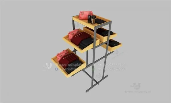 Custom POS Merchandising Wallet Clutch Bag Display Holder Stand ...