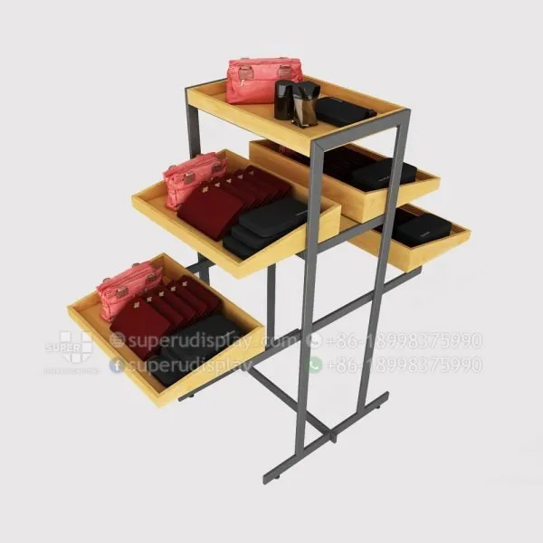 Custom POS Merchandising Wallet Clutch Bag Display Holder Stand ...