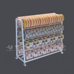 Custom Retail Rug Carpet Roll Display Rack Stand Manufacturer Supplier