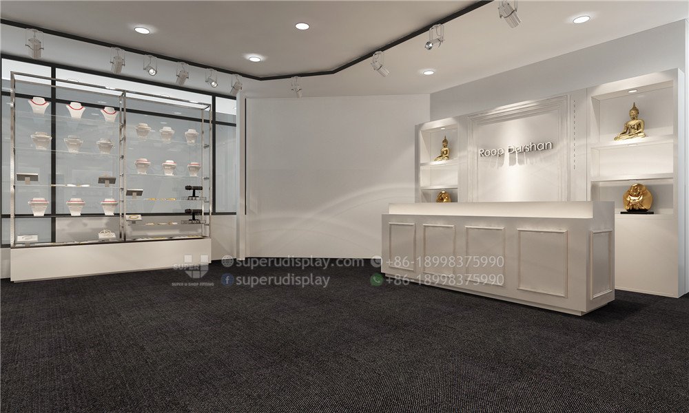 Roop Darshan Indian Jewelry Store Display Design and Store Fixture ...