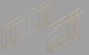 Self Assembly Modular Display Rack - Super U Display Group