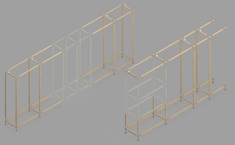 Self Assembly Modular Display Rack - Super U Display Group