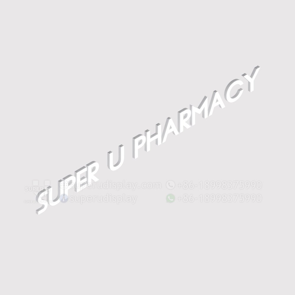 Super U Shop Fitting Pharmacy Modular Display System
