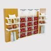 Custom Wall Stand Bedding Pillow Display Shelf Showcase Manufacturer ...