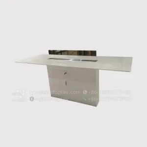 Custom Wooden & Iron Cell Phone Display Table Manufacturer Supplier