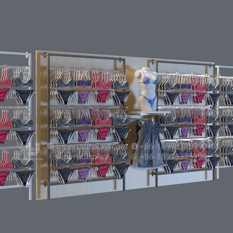 Custom Boutique Wall Display Rack for Women's Clothing Manufacturer ...