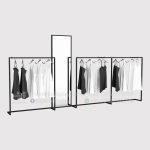 Custom Clean Modular Clothing Displays for Boutiques Store Manufacturer ...