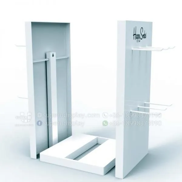 Custom Countertop Steel Two Side Retail Socks Displays Manufacturer ...
