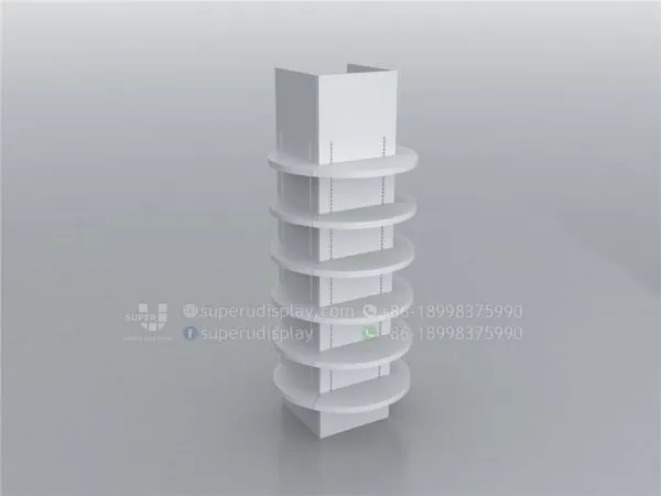 Custom Customized White Retail Shelves Pillar Rack Manufacturer Supplier