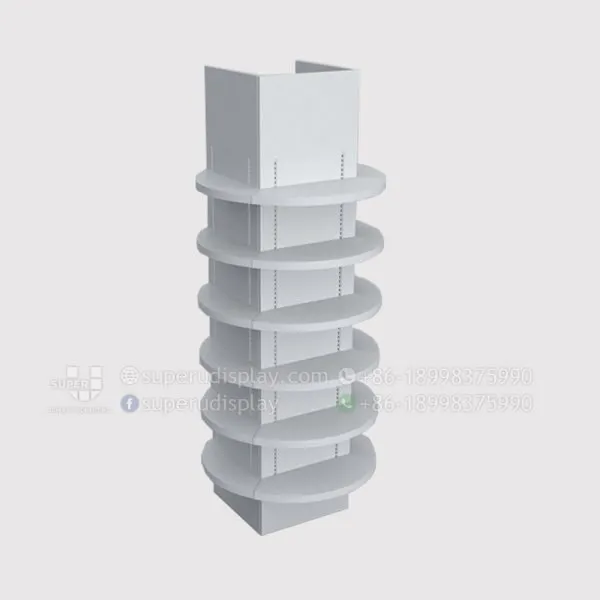 Custom Customized White Retail Shelves Pillar Rack Manufacturer Supplier