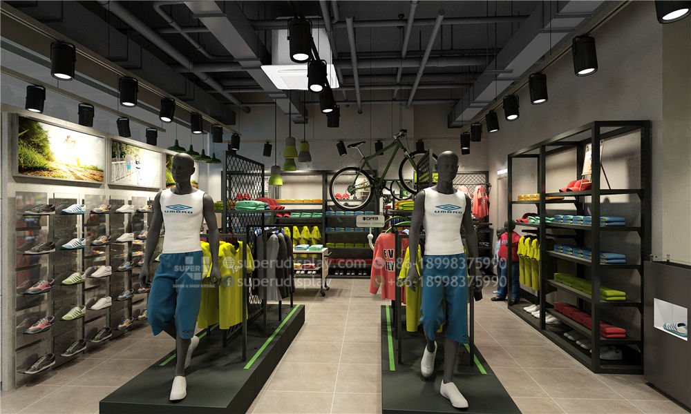 Rebel Retail Sports Store Shopfitting Manufacturing