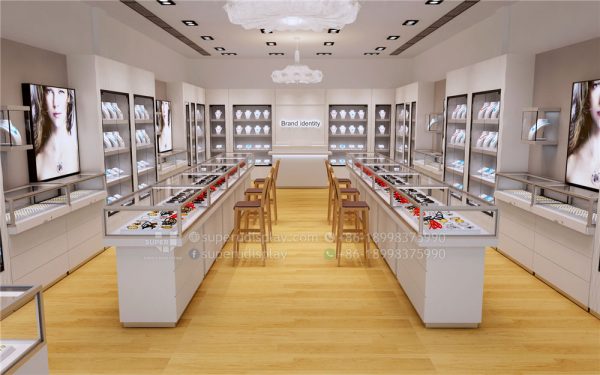 Cartier 3D Rendering Luxury Jewelry Shop Interior Design and Shop ...