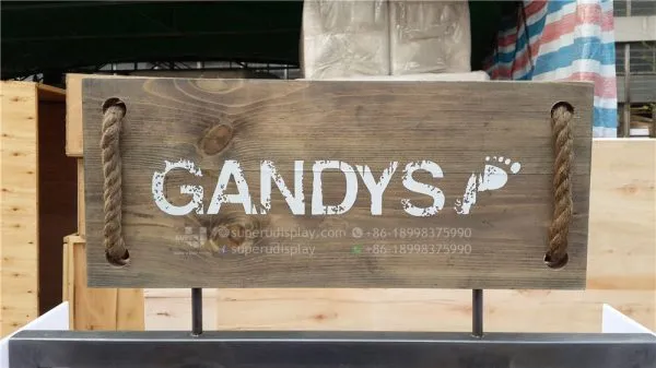 Custom Floor Flip Flop Display Standing Rack Manufacturer Supplier