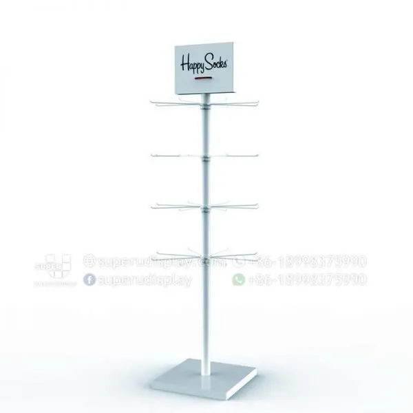 Custom Floor Standing Socks Display Rack Spinner Manufacturer Supplier