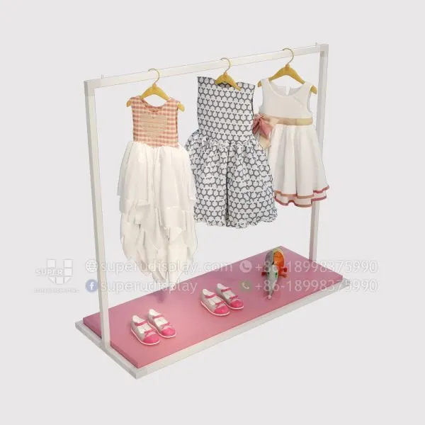 Custom Freestanding Modular Fashion Retail Display Racks for Children ...