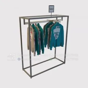Custom Unique Modular Wall Mounted Clothing Rack for Retail Shop ...