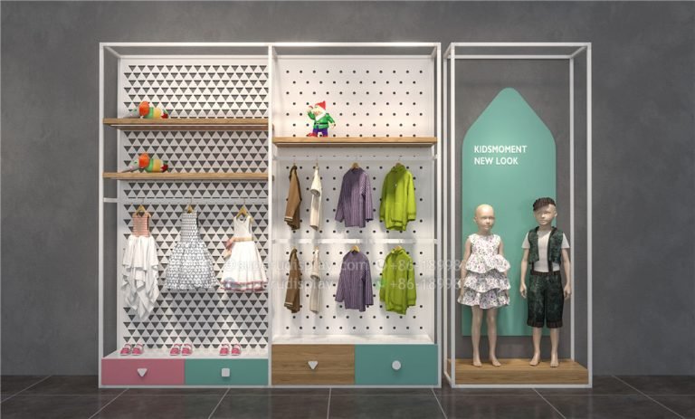 Custom Modular Retail Wall Display Racks for Kids Store Manufacturer ...