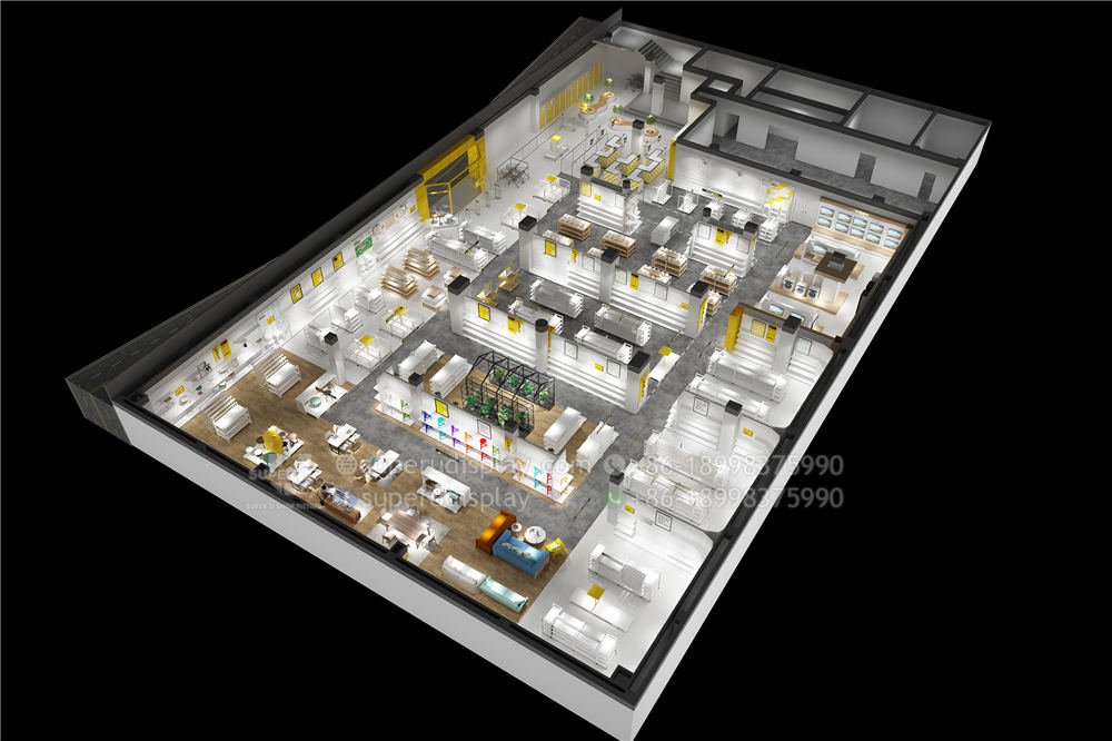 One Stop Shop Supermarket Interior Design