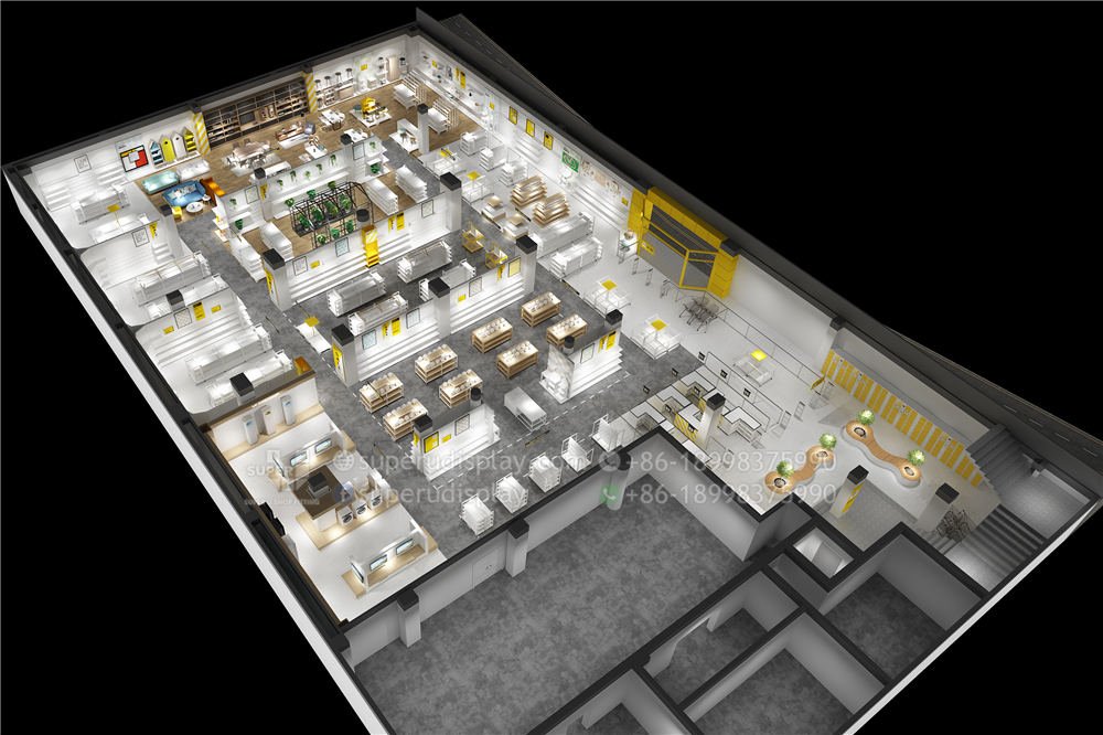 One Stop Shop Supermarket Interior Design