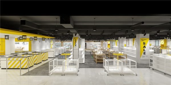 Fine Weaves Textile Shop Interior Design, Textile Showroom Design